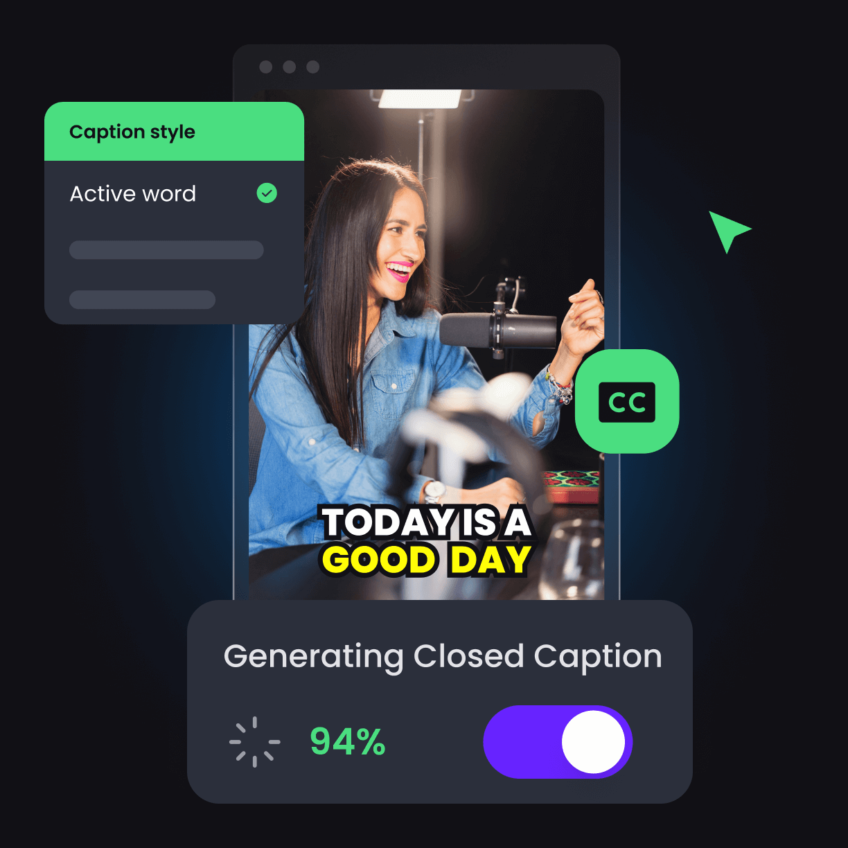 Free Closed Captioning Software - Add Captions Fast - OpusClip